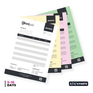 Custom Invoice Book Printing | Personalised Receipt Book | Invoice Pads ...