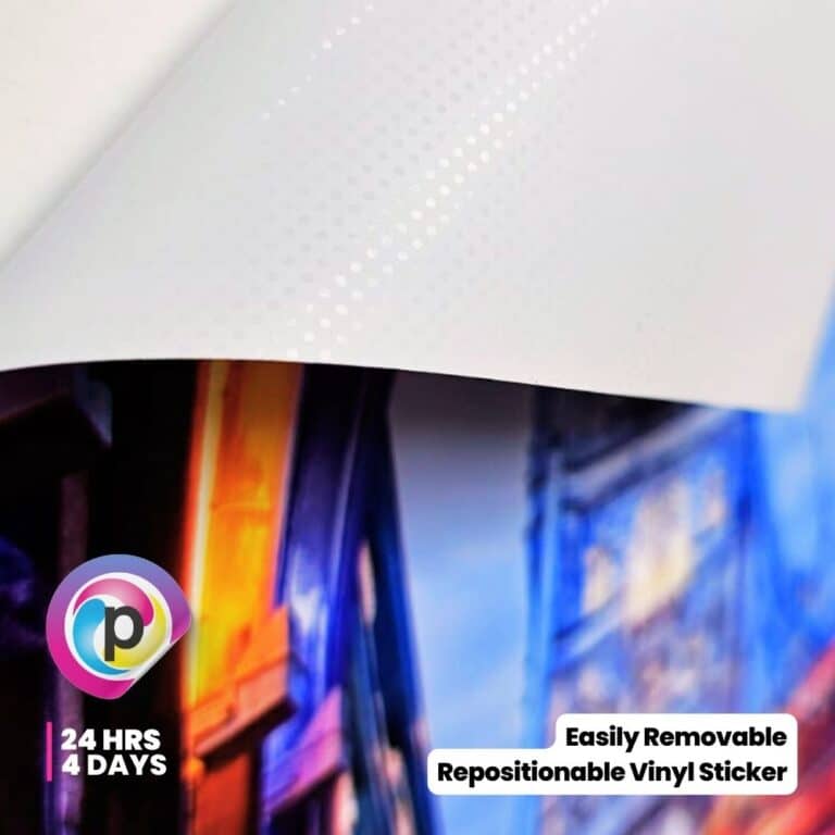 Custom Removable Vinyl Sticker Printing Services